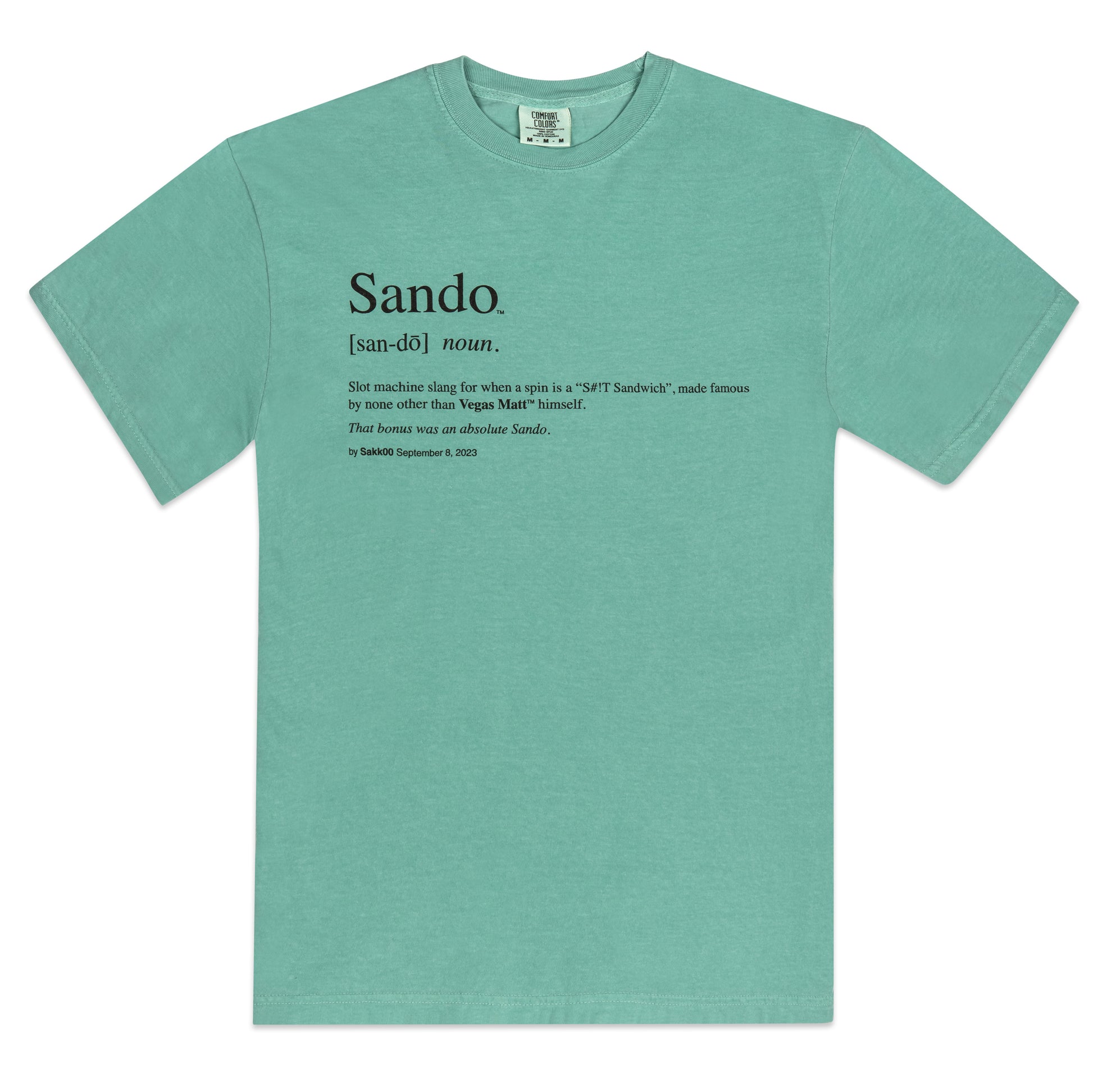 Sando Definition T-Shirt – Vegas Matt